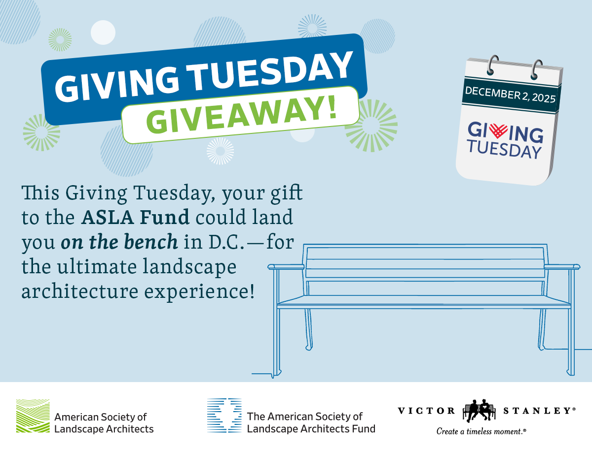 Donate to the ASLA Fund and Get Entered to Win a Trip to D.C.!